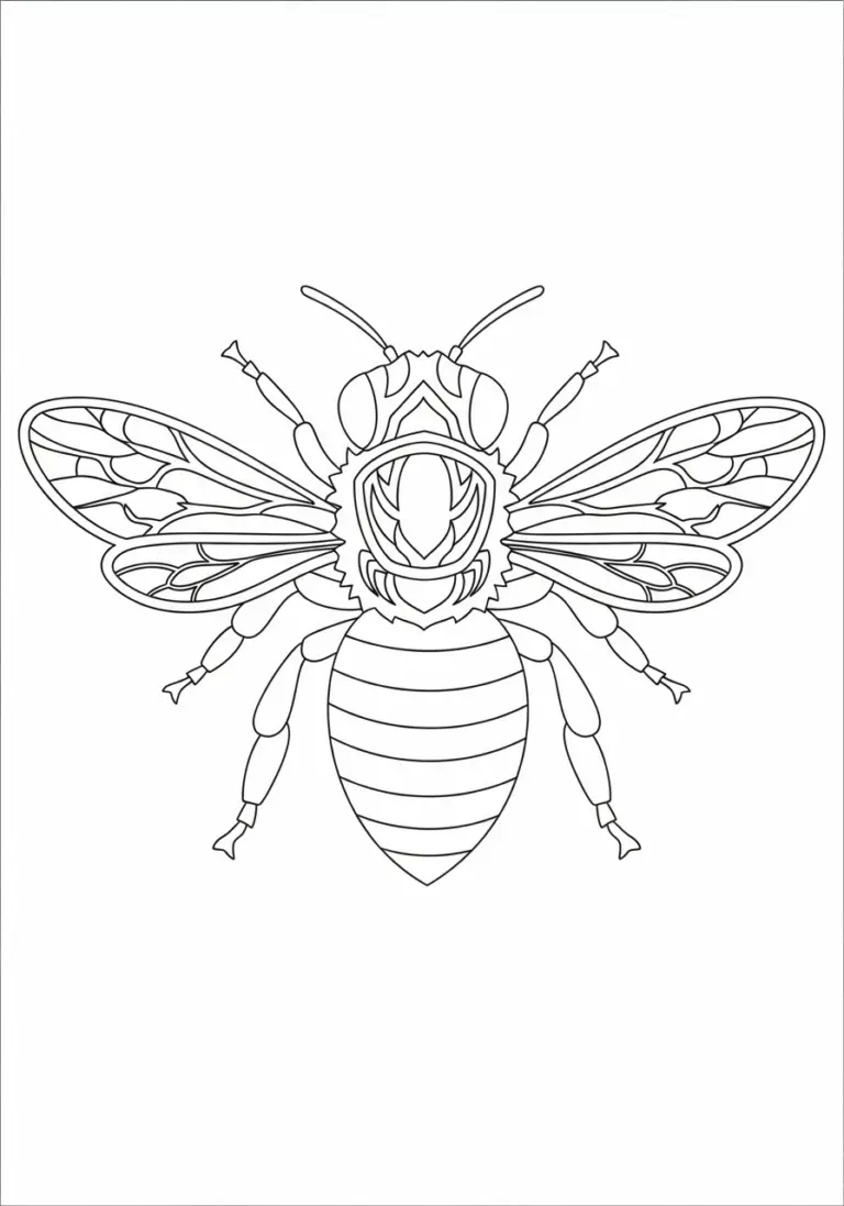 23+ Bijen Kleurplaat- Gratis En Leuk